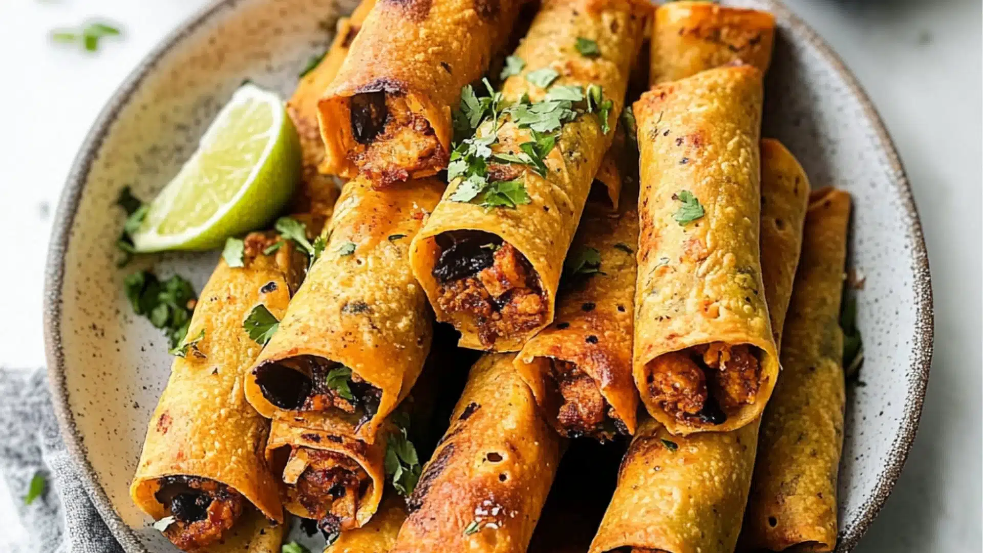 Crispy Baked Vegan Taquitos : A Flavorful & Healthy Snack - Lyndy's Kitchen