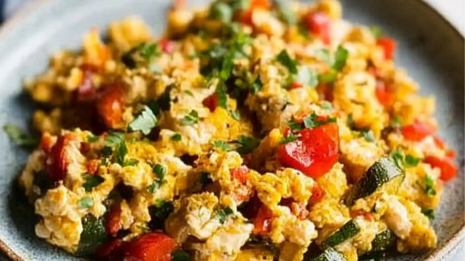 Healthy Veggie Egg Scramble : Easy & Nutritious Breakfast - Lyndy's Kitchen