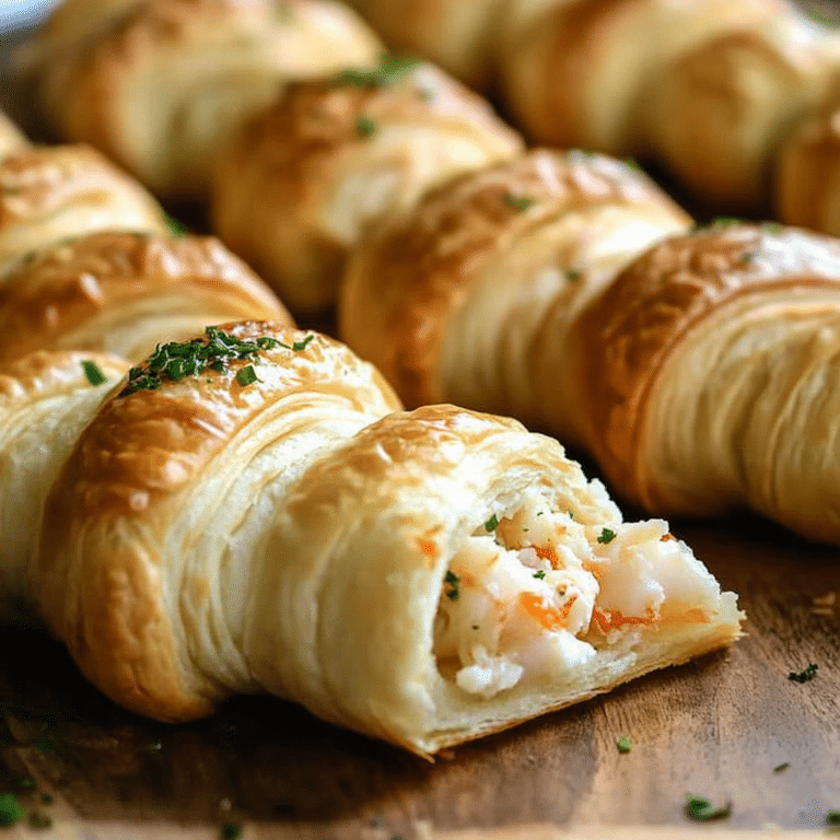 Crab Cheese Filled Crescent Rolls : Easy & Delicious Appetizer - Lyndy's Kitchen
