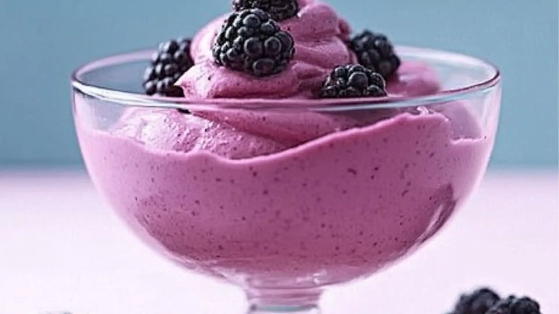 Blackberry Mousse Recipe : Light and Luscious Delight