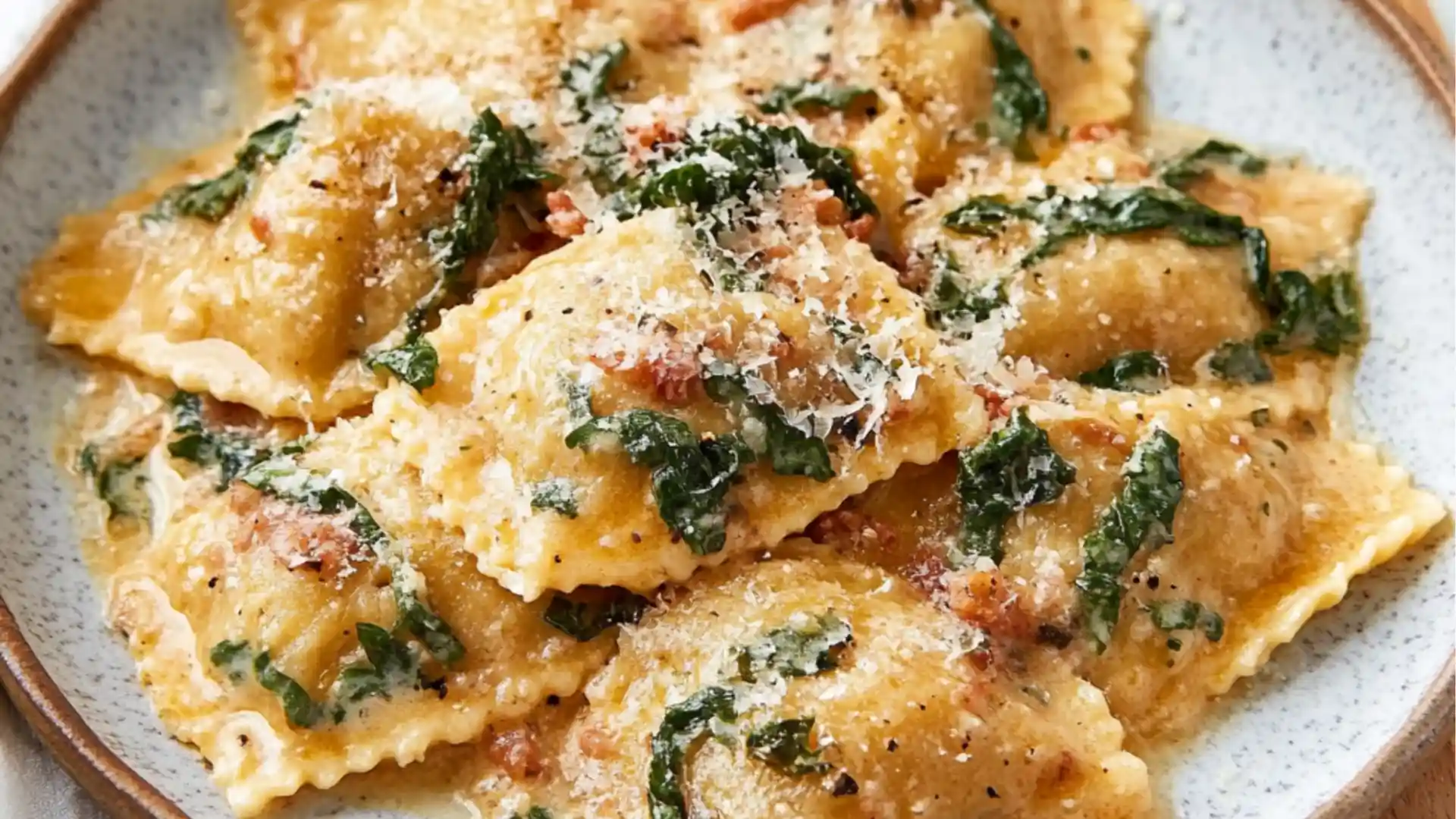 Irresistibly Creamy Tuscan Ravioli : An Easy Pasta Dinner Recipe ...