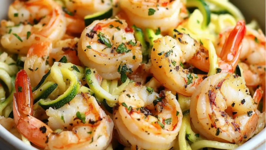 Lemon Garlic Shrimp Zoodles That Tastes Like a Restaurant Dish : Try It ...